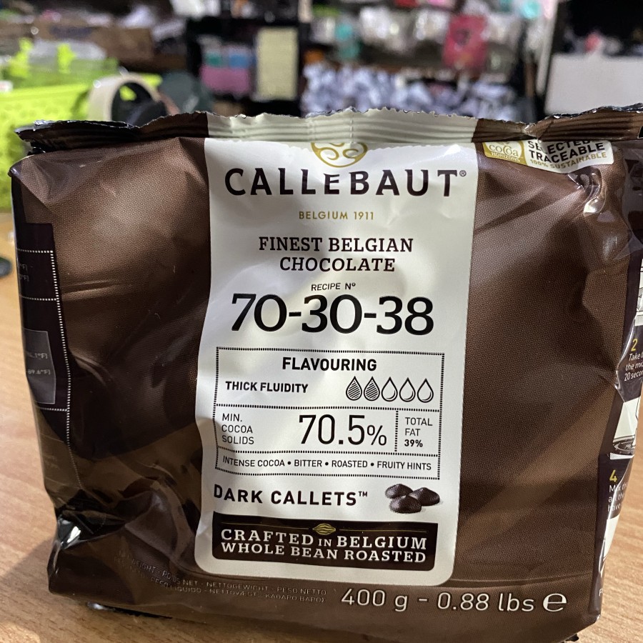 Jual Callebaut Dark 70% 400gr pack / callet couverture dcc cokelat ...