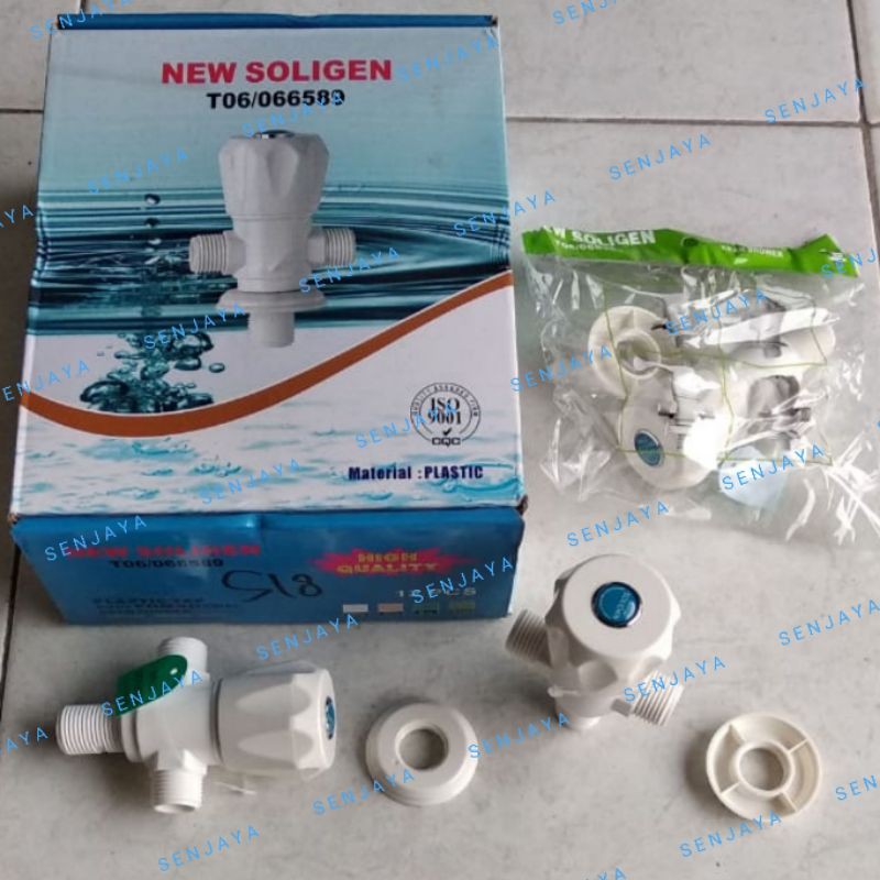 Jual Stop kran cabang T kran penyambung wastafel closet shower PVC ...