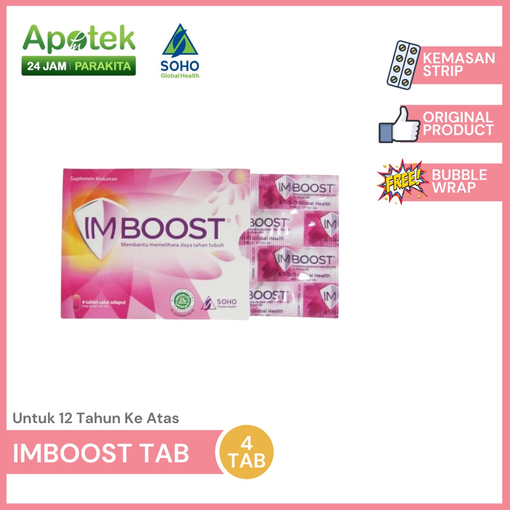 Jual Imboost Tablet/ Extra Vitamin D3 dan Vitamin C Untuk Daya tahan ...