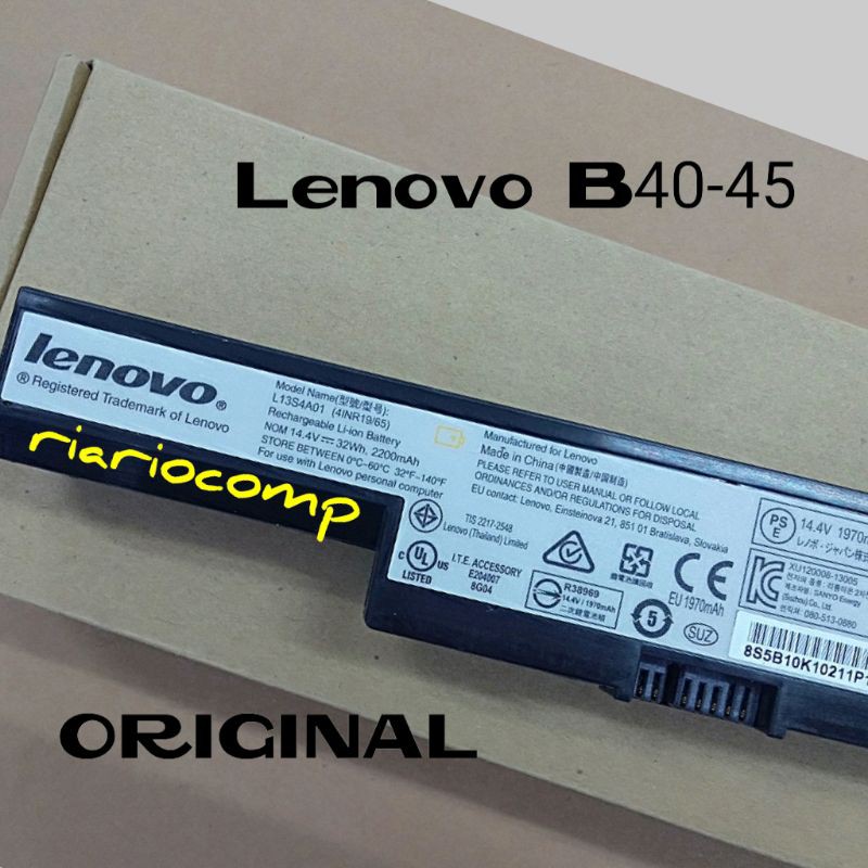 Jual Baterai Battery Lenovo IdeaPad Touch B40-30 B40-45 B40-50 B40-70 ...