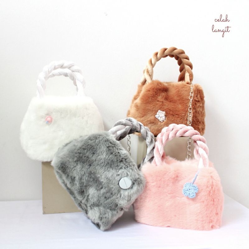 Jual Celah Langit Calla New full colors | Tas Wanita Bulu | Shopee ...