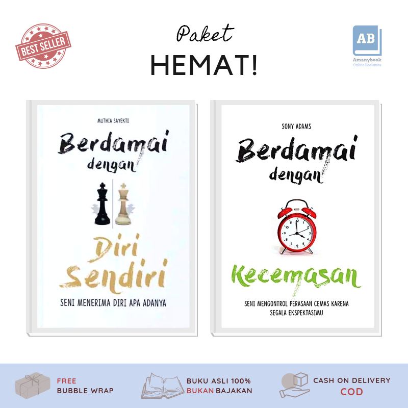 Jual Berdamai Dengan Diri Sendiri dan Dengan Kecemasan - Muthia Sayekti (100% Original) | Shopee ...