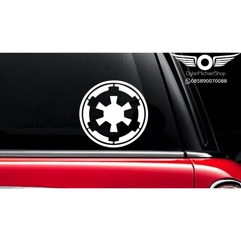 Jual Stiker Mobil Star Wars Galactic Empire Circle logo Vinyl Decal Sticker | Shopee Indonesia