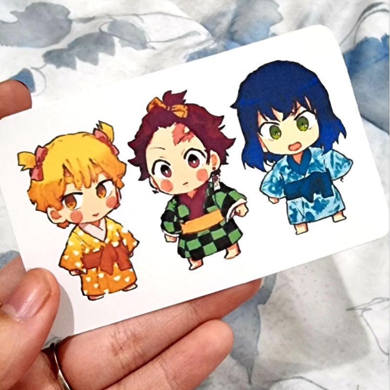 Jual demon slayer stiker Waterproof Anti Air cute sticker kimetsu no ...