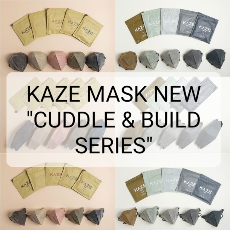 Jual NEW KAZE MASKER KN95 KF94 MINI CUDDLE AND BUILD SERIES | Shopee ...