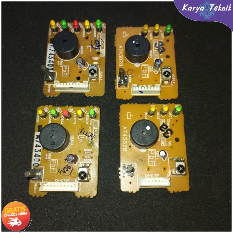 Jual MODUL SENSOR DISPLAY AC PANASONIC CASSETE CASET KASET CS-PC18DB4H ...