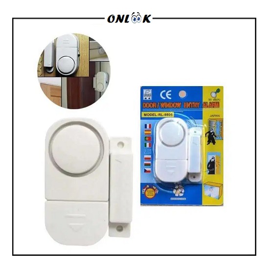 Jual Alarm Pintu Lemari Jendela Sensor Anti Maling Alaram Tempel Pintu ...