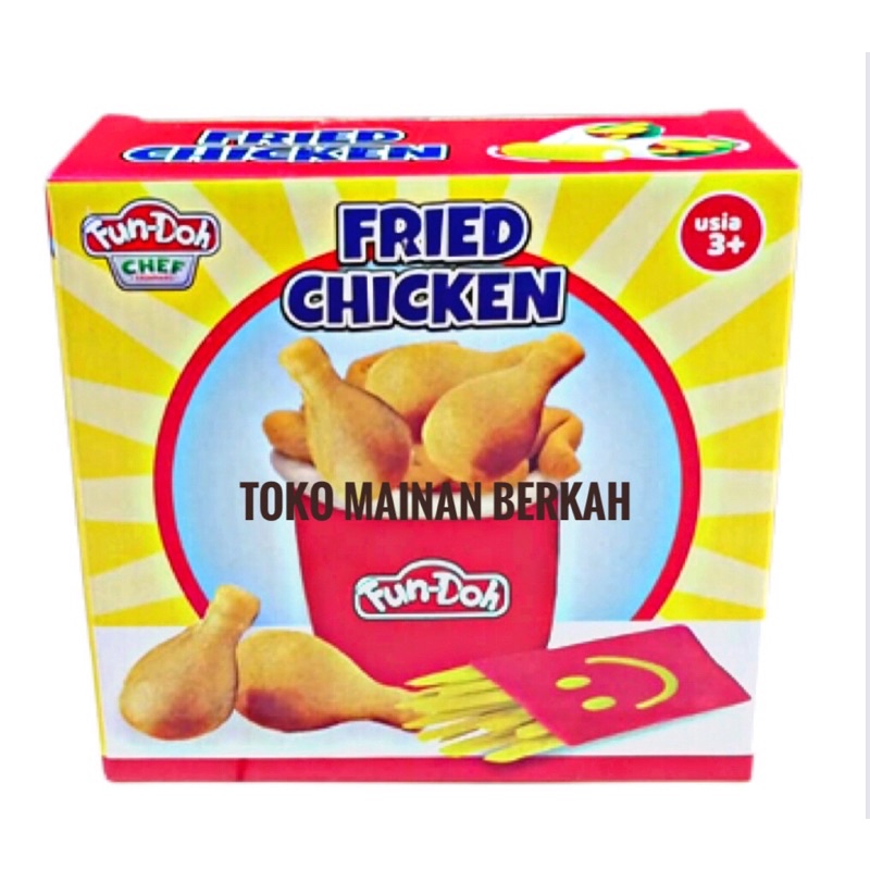 Jual MAINAN FUN DOH FRIED CHICKEN | FUN DOH KFC | FUN DOH AYAM GORENG ...