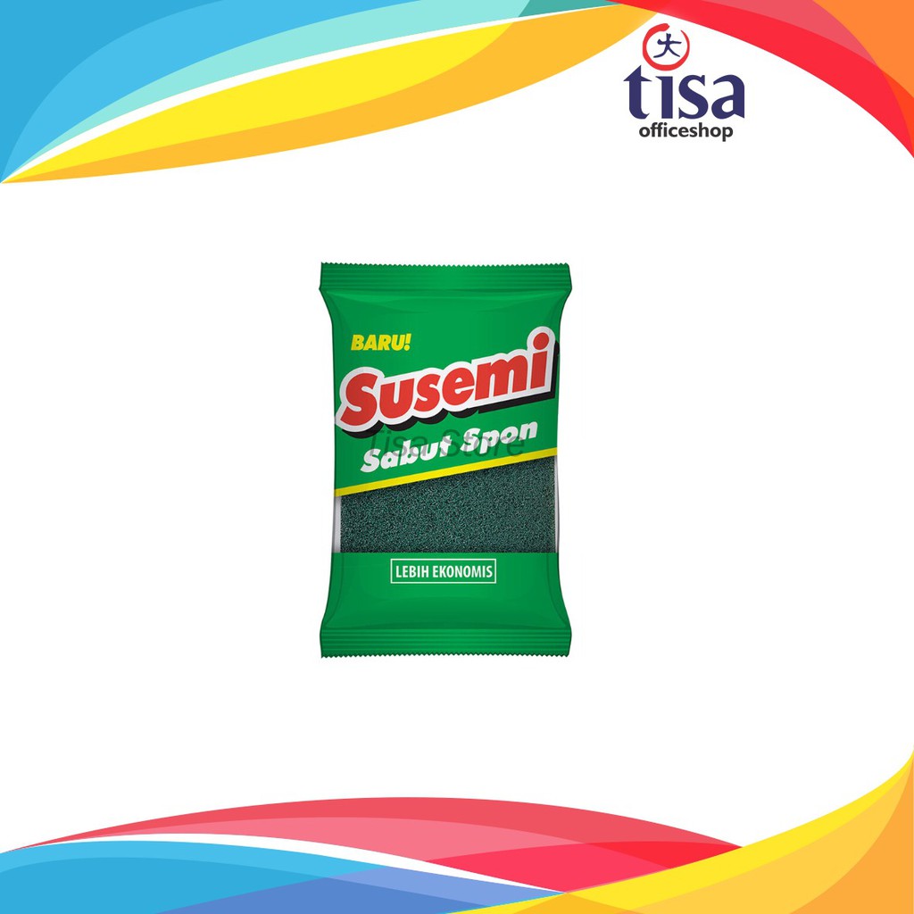 Jual Sabut Spons Susemi untuk Cuci Piring KUNING-HIJAU | Shopee Indonesia