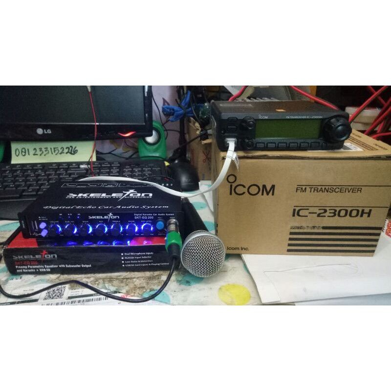 Jual Riverb + mic modifikasi untuk Radio icom IC V8000 | Shopee Indonesia