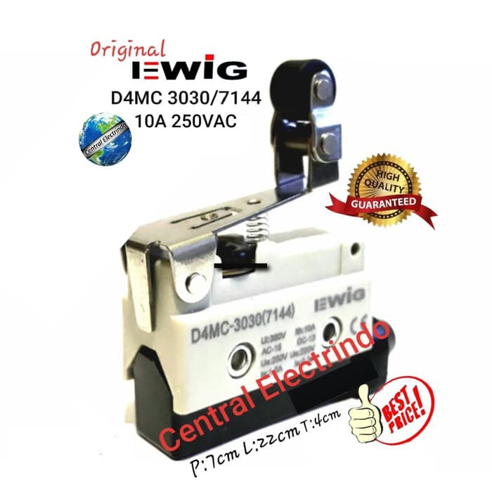 Jual Limit Switch/Micro Switch EWIG D4MC 3030/7144. | Shopee Indonesia