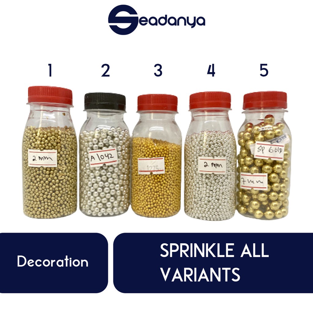 Jual Sprinkle Warna Warni Aneka Bentuk - Topping / Hiasan Kue , Kuetar ...