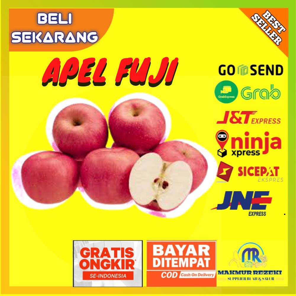 Jual BUAH APEL FUJI RRC IMPORT SEGAR 1KG | Shopee Indonesia