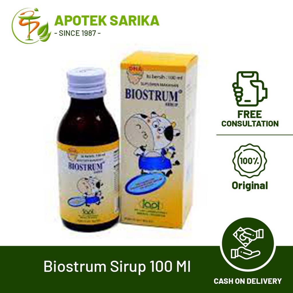 Jual Biostrum Sirup 100 ml (Suplemen Penambah Nafsu Makan ...