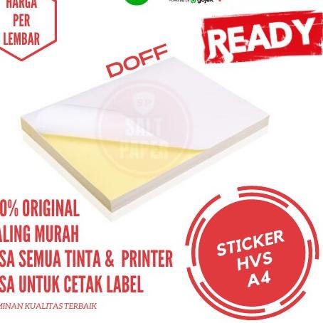 Jual Baru TTC Kertas Stiker HVS A4 - isi 30 lbr / Kertas Stiker ...