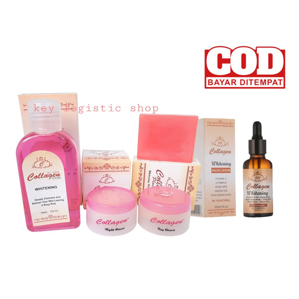 Jual Paket Kumpit Cream Collagen (Cream Sabun Toner Serum) | Shopee ...