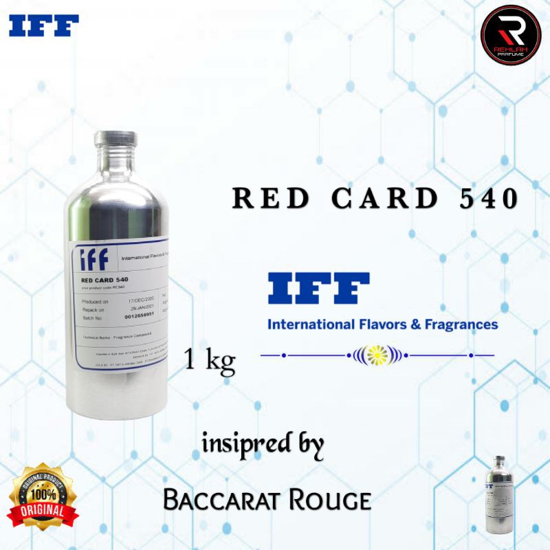 Jual RED CARD 540 BY IFF.BIBIT PARFUM INSPIRASI AROMA BACCARAT ROUGH ...