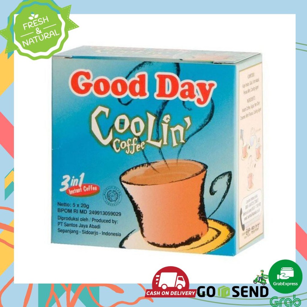 Jual GOODAY COOLIN COFFE (1 pack isi 5 sachet ) | Shopee Indonesia