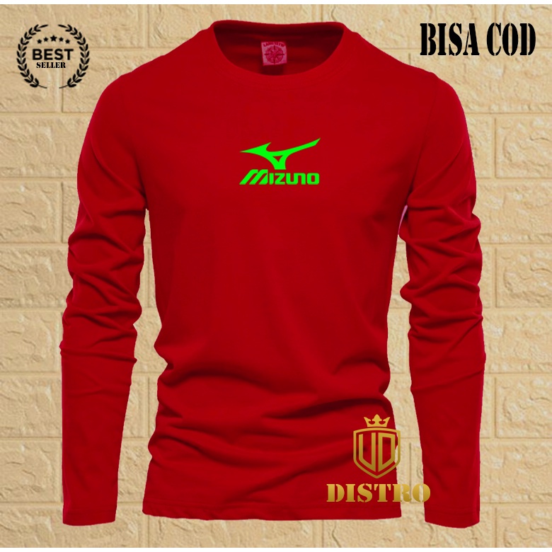 Jual BUY Sekerang Promo (COD) Promo Kaos Lengan Panjang Mizuno Text ... Jual BUY Sekerang Promo (COD) Promo Kaos Lengan Panjang Mizuno Text ...