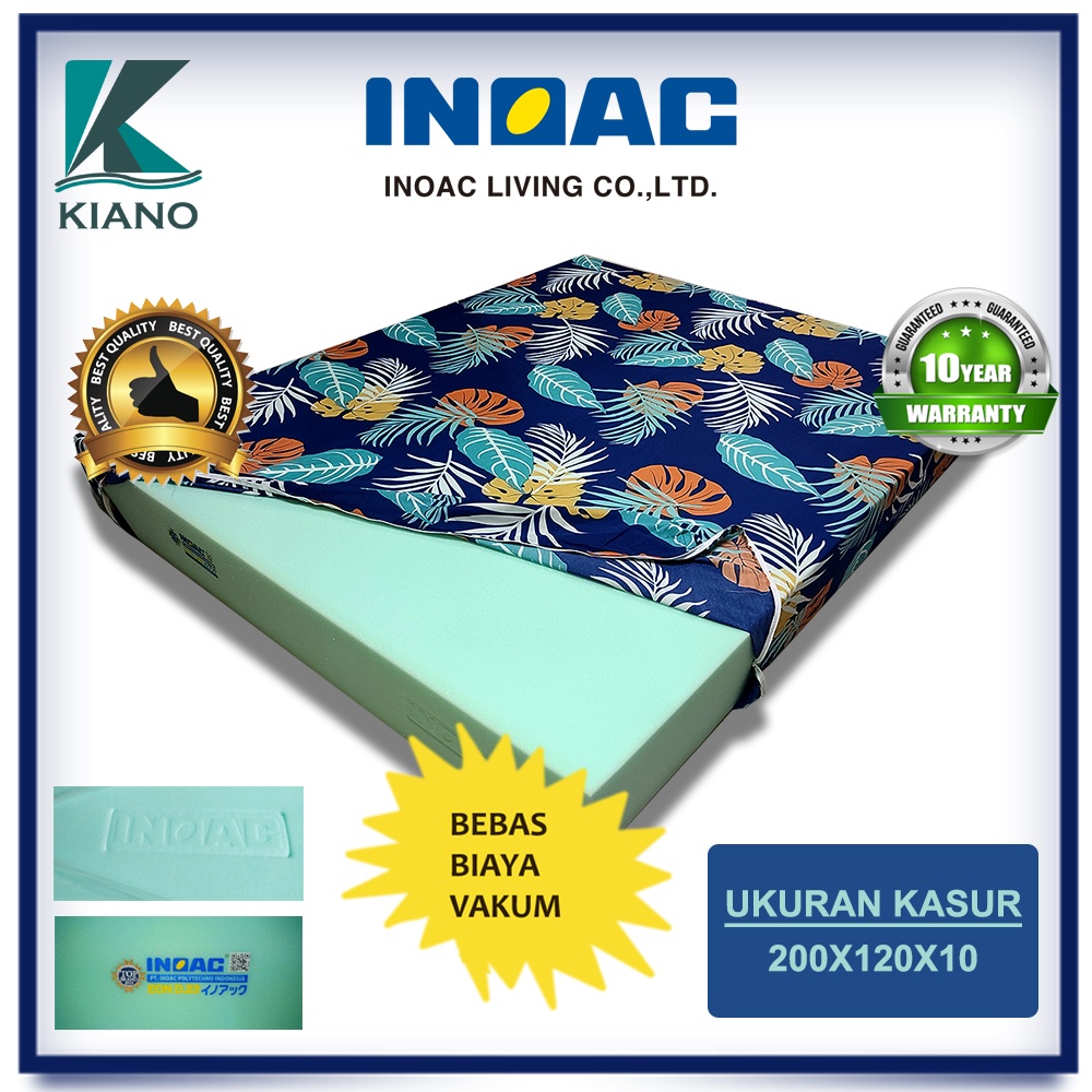 Jual Kasur Busa INOAC Ukuran (200x120x10) / Kasur Busa INOAC ORIGINAL ...