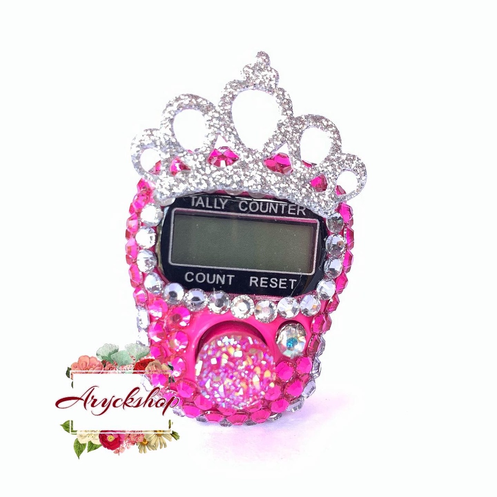 Jual TASBIH CLEAR SLIDE FANTA CROWN KAIN TASBIH DIGITAL BLING BLING ...
