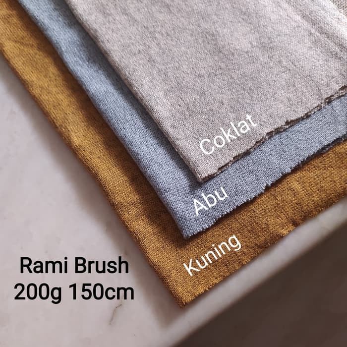 Jual Bahan Kain Rami Brush Gramasi 200 g Lebar 150 cm | Shopee Indonesia