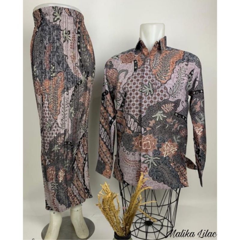 Jual Batik Couple/Baju Batik Couple/Batik Set/Rok Set/ Batik Lengan ...