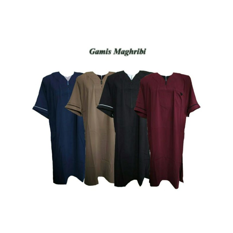 Jual Gamis Ikhwan model Maghribi lengan pendek | Shopee Indonesia