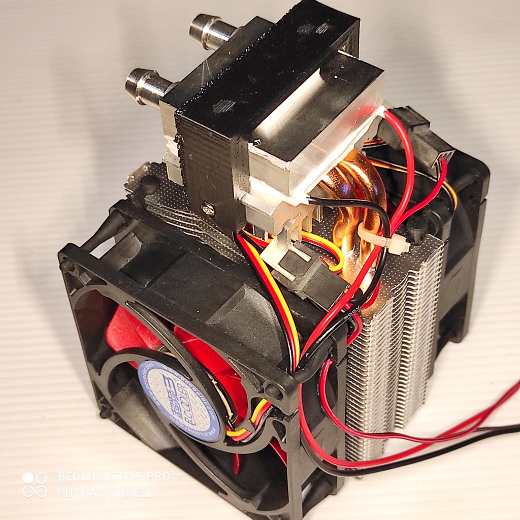 Jual Peltier Radiator Water Cooling Chiller Pendingin Air Aquarium ...