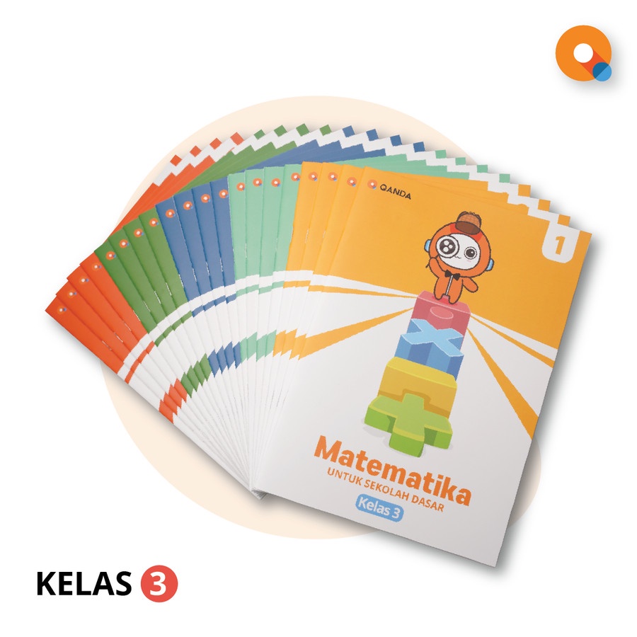 Jual Paket 20 buku kumpulan latihan soal Matematika SD Kelas 3 QANDA Workbook | Shopee Indonesia