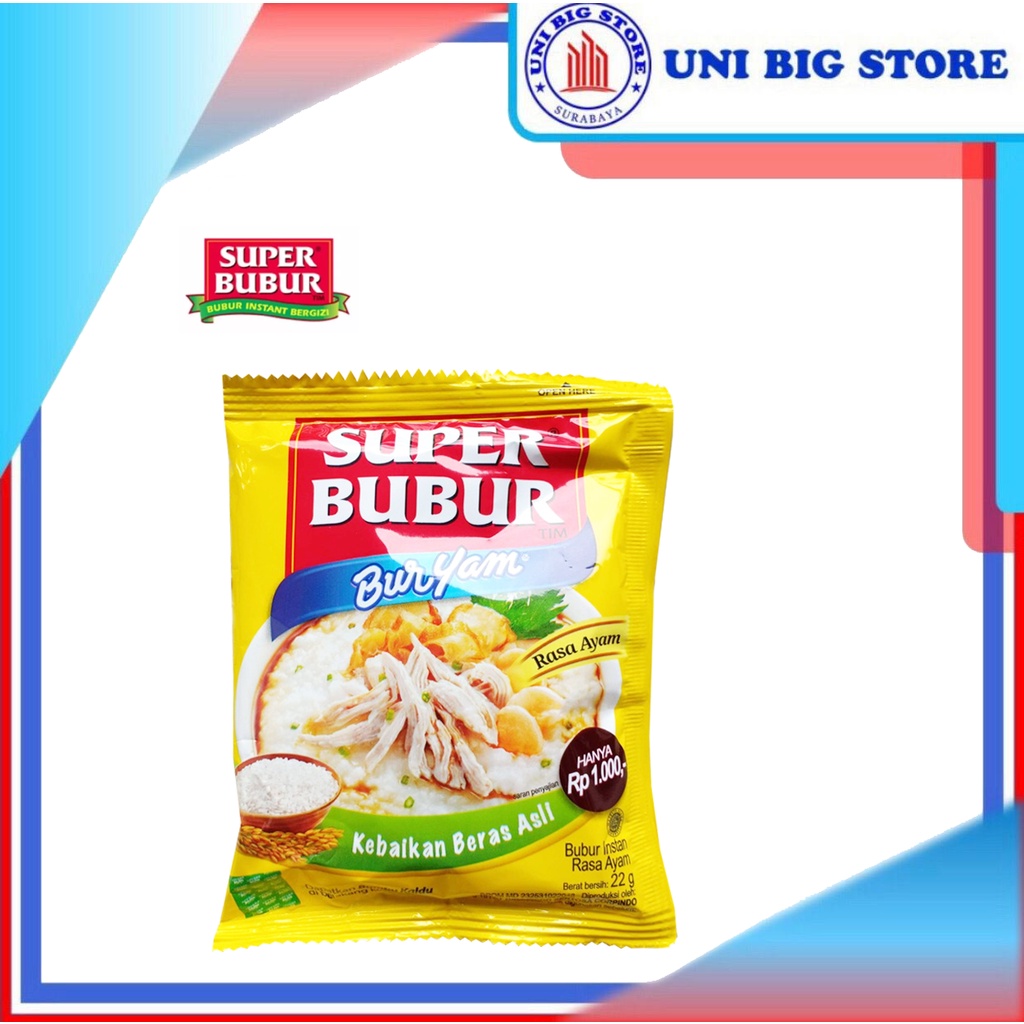 Jual Super Bubur Buryam Bubur Rasa Ayam Instan 22 gr | Shopee Indonesia