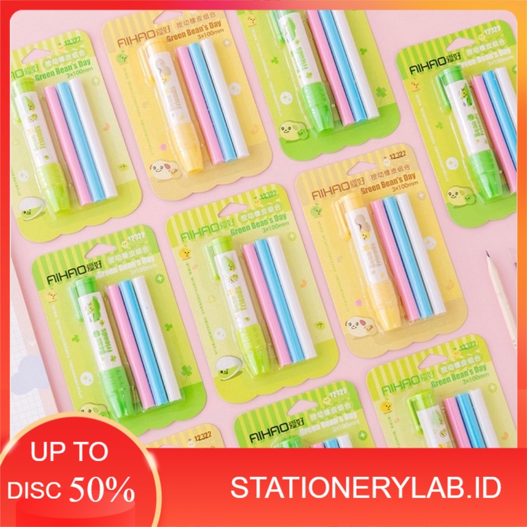 Jual LAB E006 | PENGHAPUS ISI 3 | PENGHAPUS MEKANIK | Shopee Indonesia