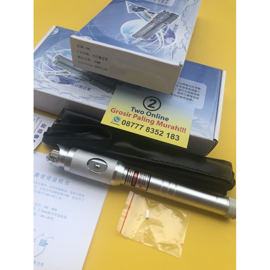 Jual VFL senter laser kabel fiber optic 20MW / 20KM | Shopee Indonesia