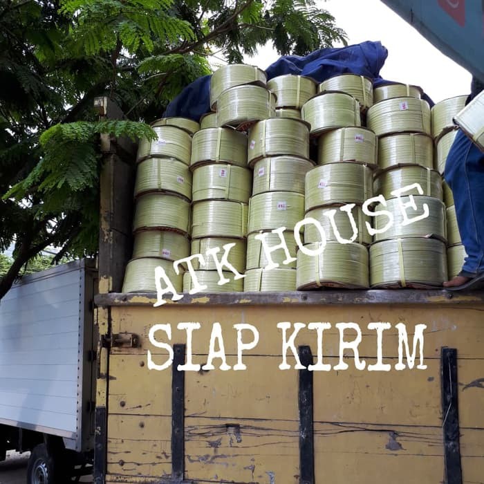 Jual Tali Strapping Straping Band 9mm, 12mm, 15mm Kuning/Tali Packing ...