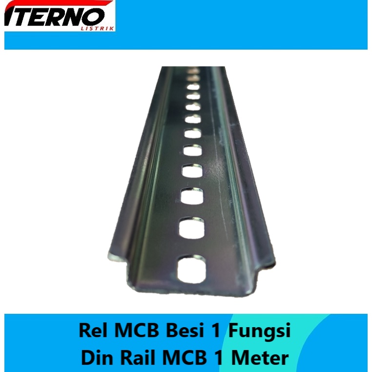 Jual Rel MCB Besi 1 Fungsi 1M Din Rail MCB Besi 1 Meter | Shopee Indonesia