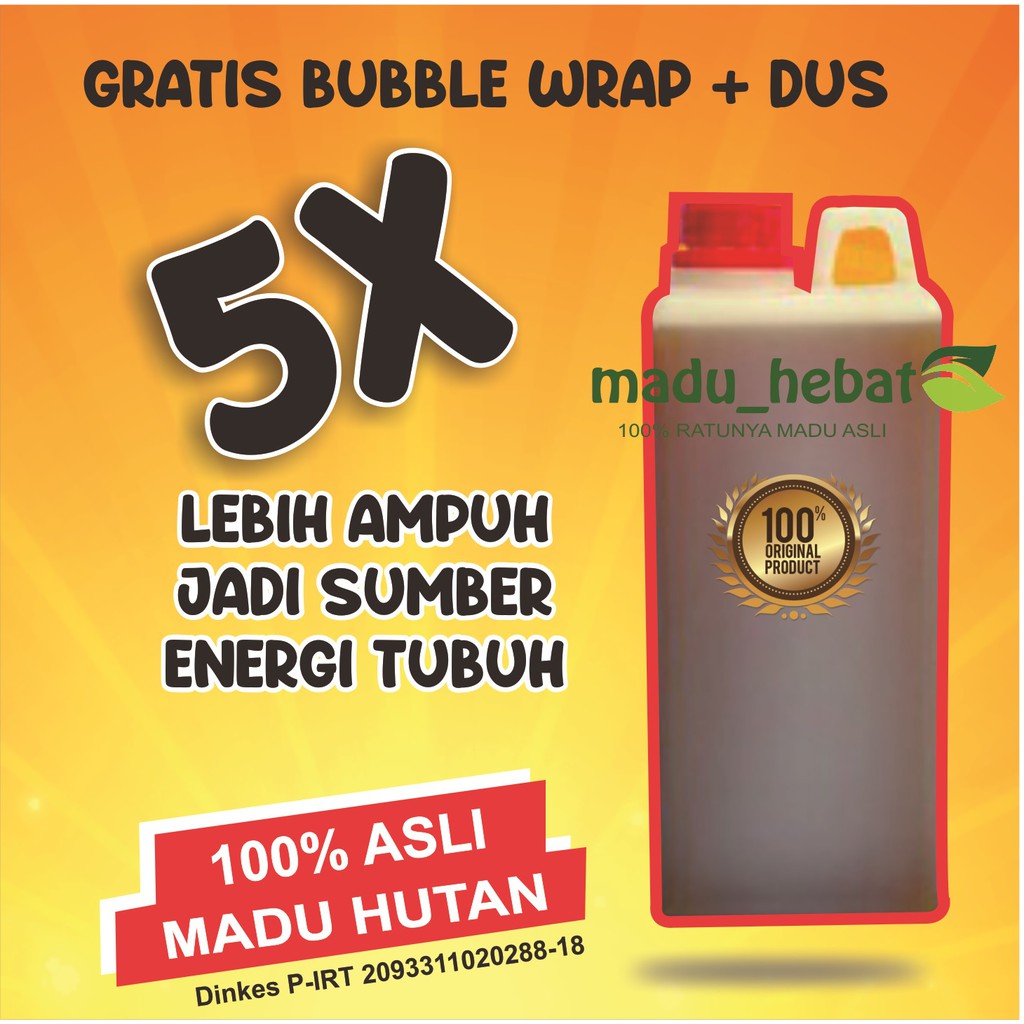 Jual [PROMO] MADU ASLI TANPA CAMPURAN /Madu murni & madu asli, Lebah ...