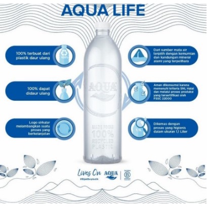 Jual aqua life 1 botol 1100ml | Shopee Indonesia