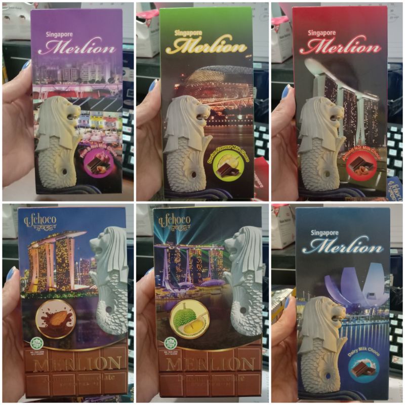 Jual Singapore Merlion Chocolate 140g/150g Product Malaysia | Shopee ...