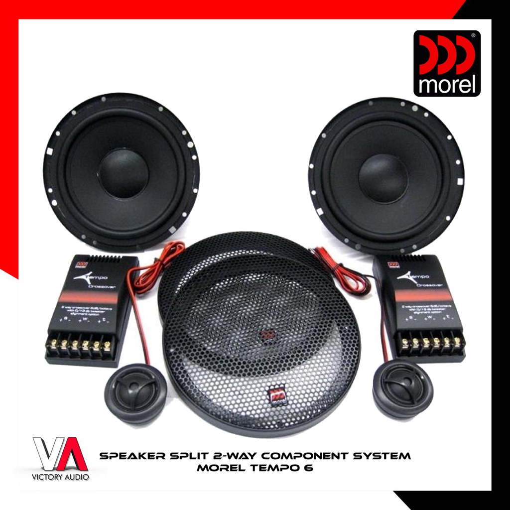 Jual Speaker Split 2-Way Component System MOREL TEMPO 6 - 6.5 Inch Mid ...