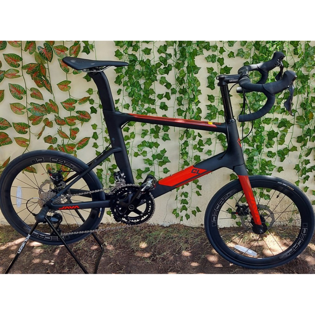 Jual Minivelo JAVA CL Carbon 22 Speed Spek Tertinggi Drop Bar Hitam ...