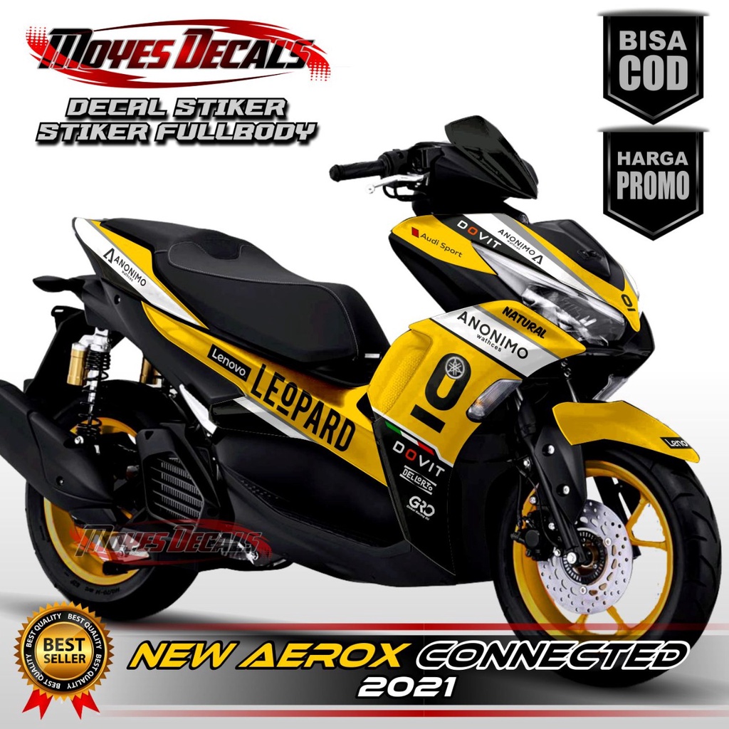 Jual Terbaru - Stiker Full Body Aerox Stiker Motor New Aerox Connected ...