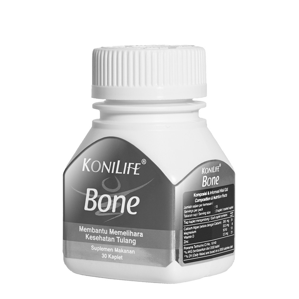 Jual Konimex Konilife Bone Food Supplement Botol 30 kaplet Kalsium ...