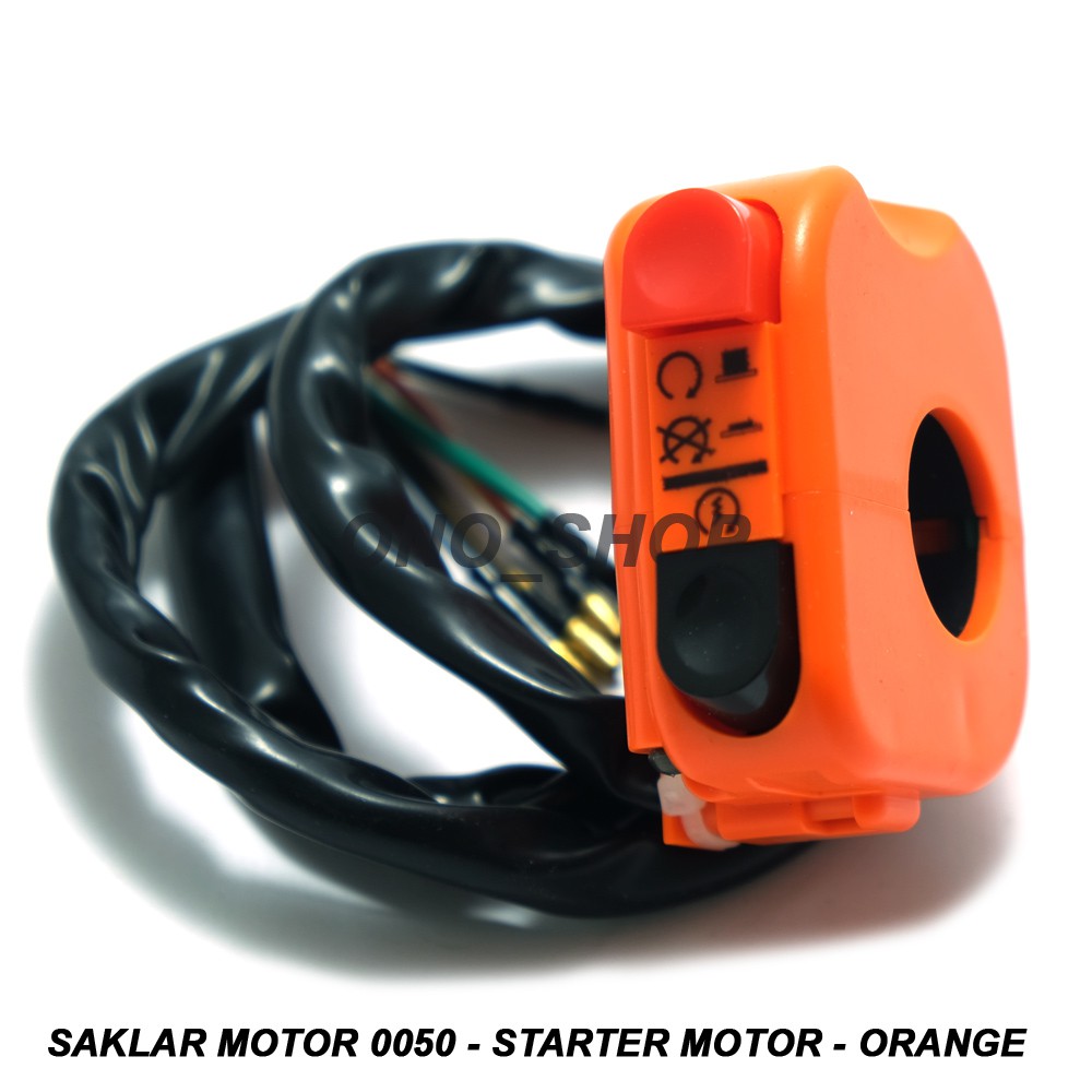 Jual Saklar Motor 0050 - Starter Motor - Orange | Shopee Indonesia