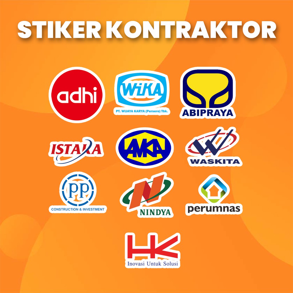 Jual Stiker / Sticker Helm Proyek Kontraktor BUMN / Cutting (Anti Air ...