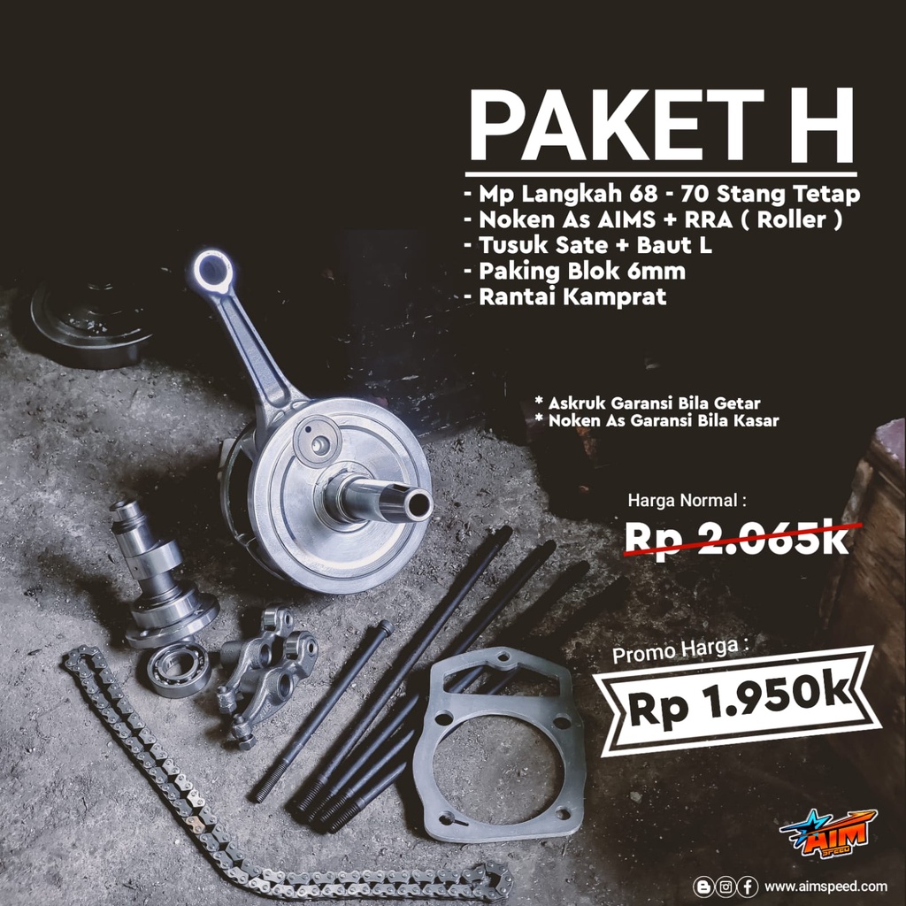 Jual Paket Hemat (H) AIM SPEED Askruk MP Noken As Templar RRA Paking ...