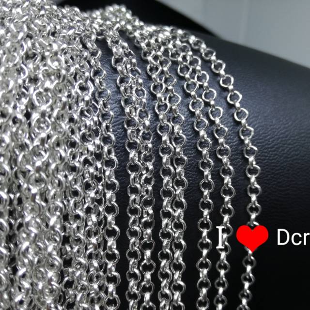 Jual Rantai O / Rantai Bulat 1meter | Shopee Indonesia