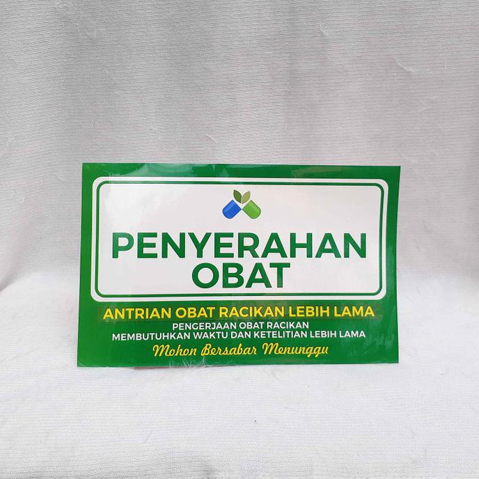 Jual Stiker Penerimaan Resep dan Penyerahan Obat - Penyerahan Obat ...