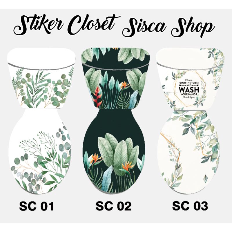 Jual STICKER CLOSET STIKER KLOSET ANTI AIR STIKER TOILET | Shopee Indonesia