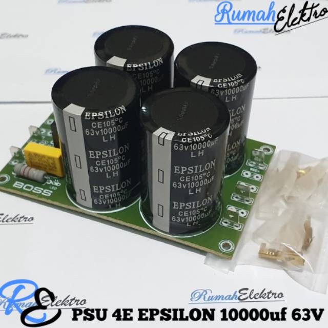 Jual Kit PSU 4 Elco EPSILON 10000uf 63V Plus Skun | Shopee Indonesia