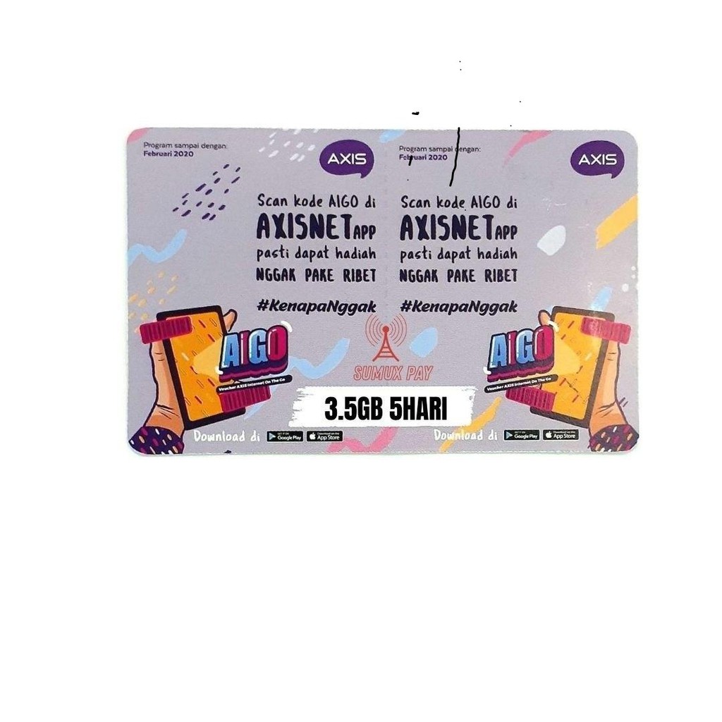 Jual VOUCHER AIGO AXIS MINI 3GB 15 HARI | Shopee Indonesia